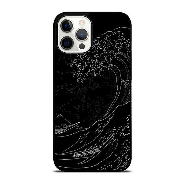 Accessories | Minimalist Black And White Wave Iphone Case | Poshmark